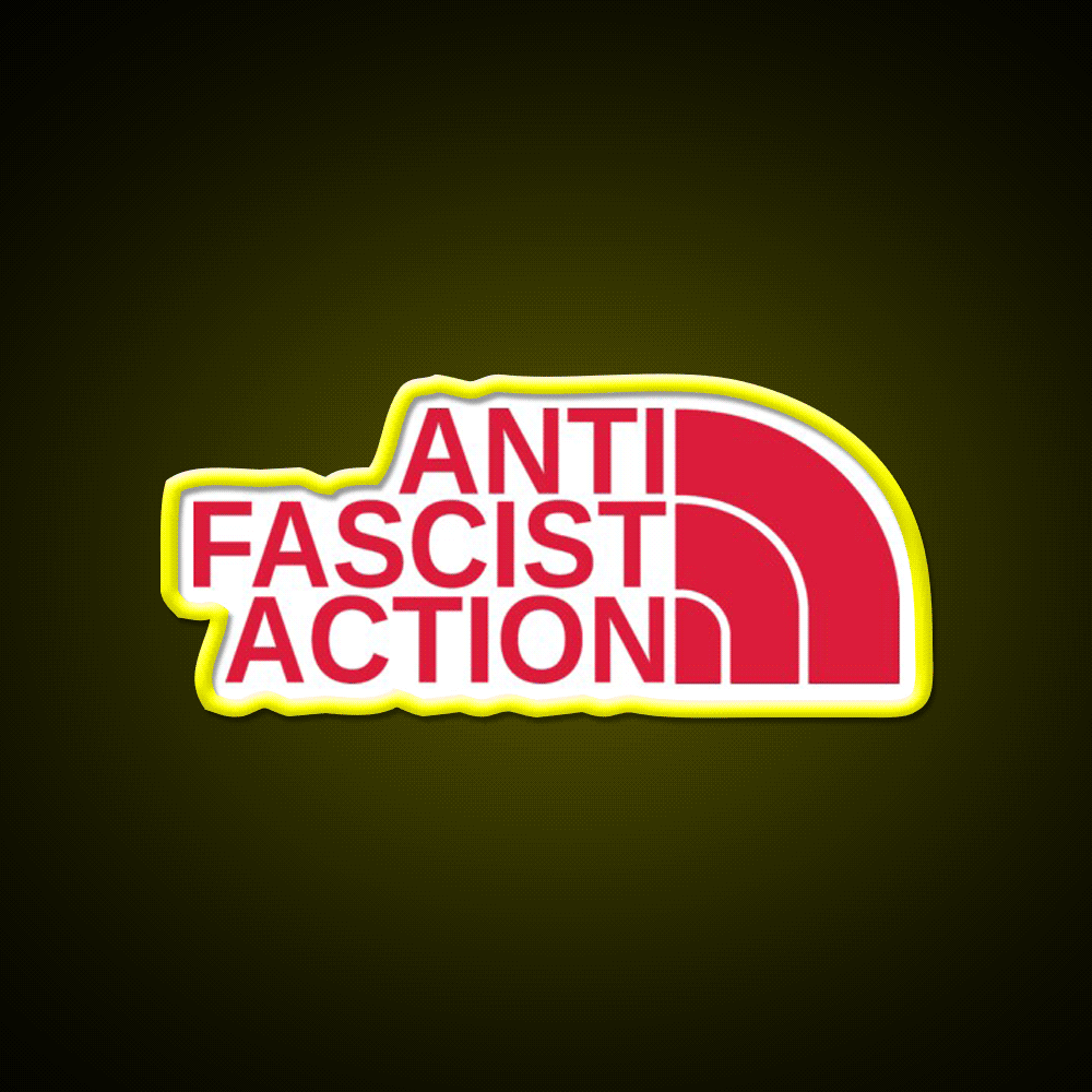 Anti Fascist Action Welcome Led Neon Sign Open Sign Rgb Color – Shineneon