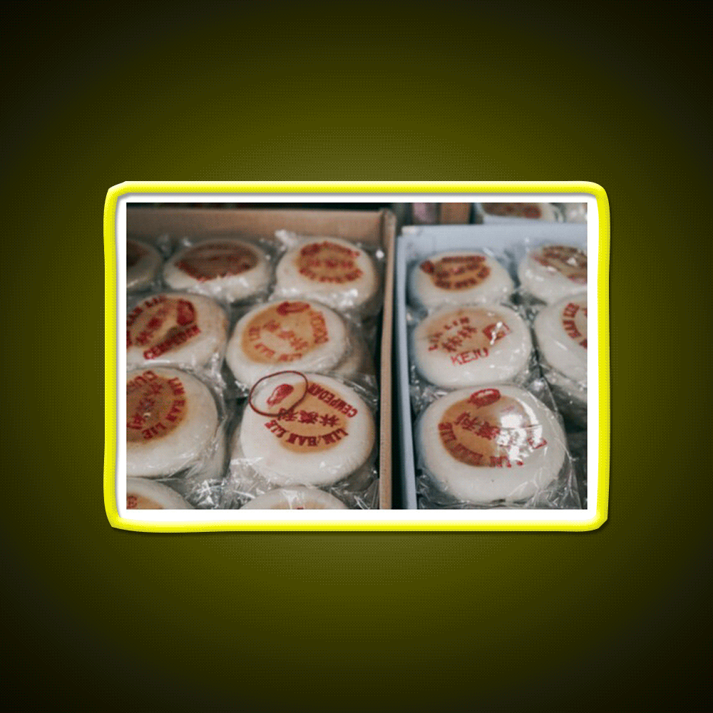 Authentic Traditional Mooncake Festival Asian Cultural Led Neon Sign ...