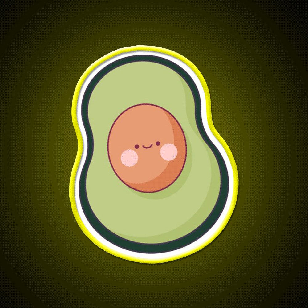 Avocado Snack Food Led Neon Sign Rgb Color - Shineneon