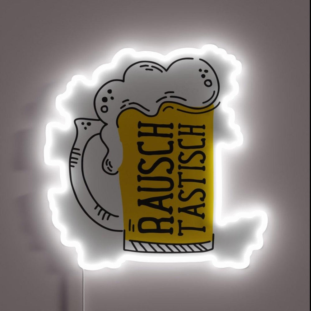 Beer Barrel Mug Rauschastisch Rgb Led Neon Sign Bar Wall Decor – Shineneon