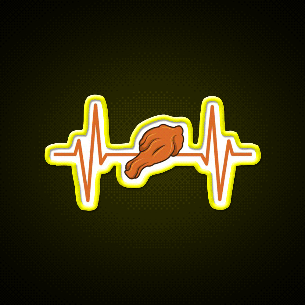 Chicken Wings Fast Food Led Neon Sign For Burger Place Rgb Color ...