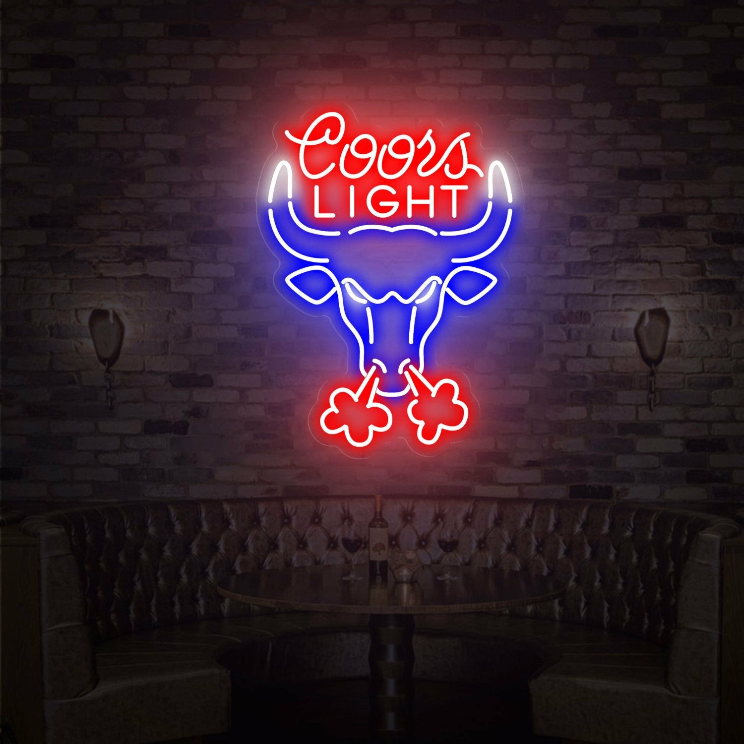 Cowboy Led Neon Sign Bull Skull Neon Sign - Shineneon