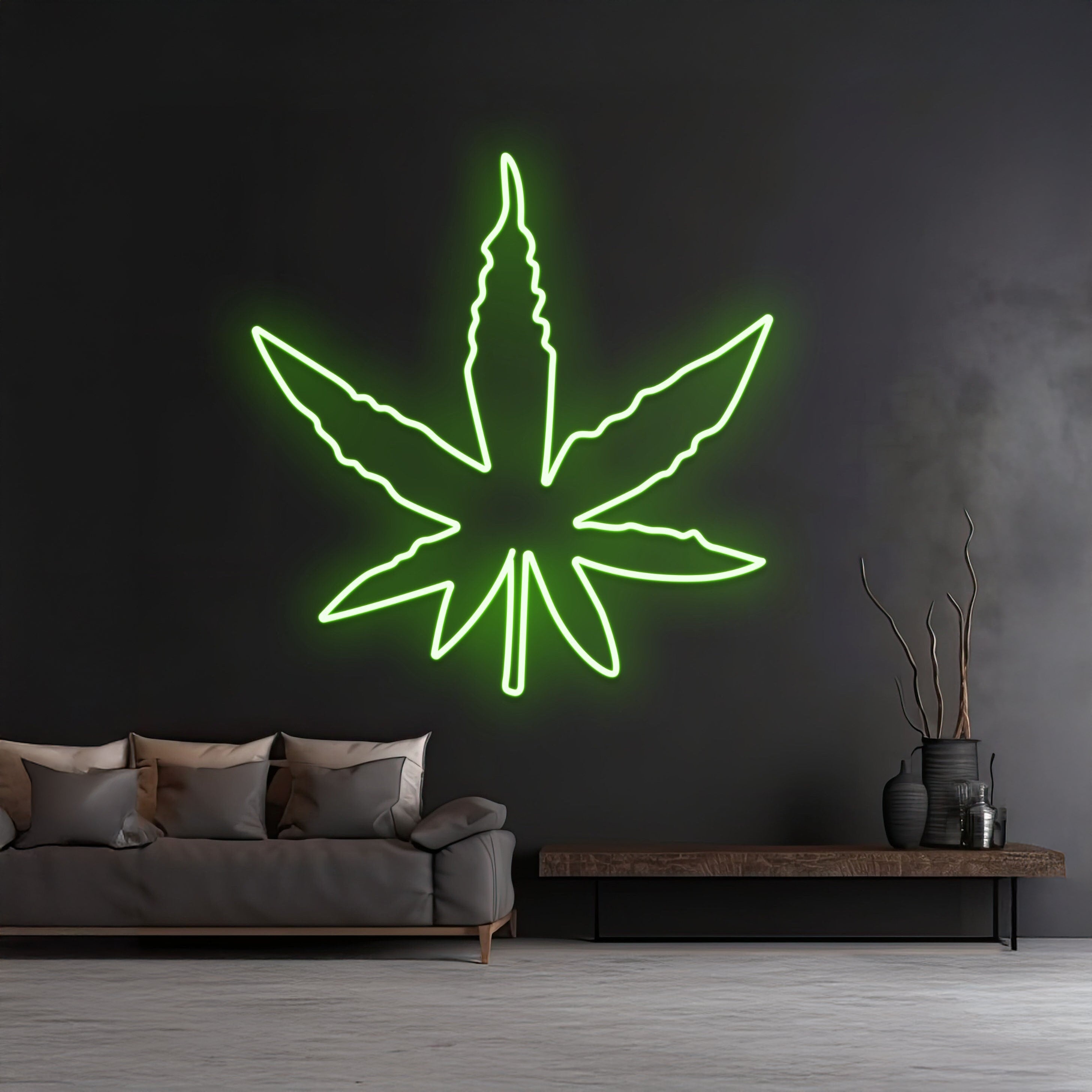 Custom Weed Leaf Neon Light - Shineneon