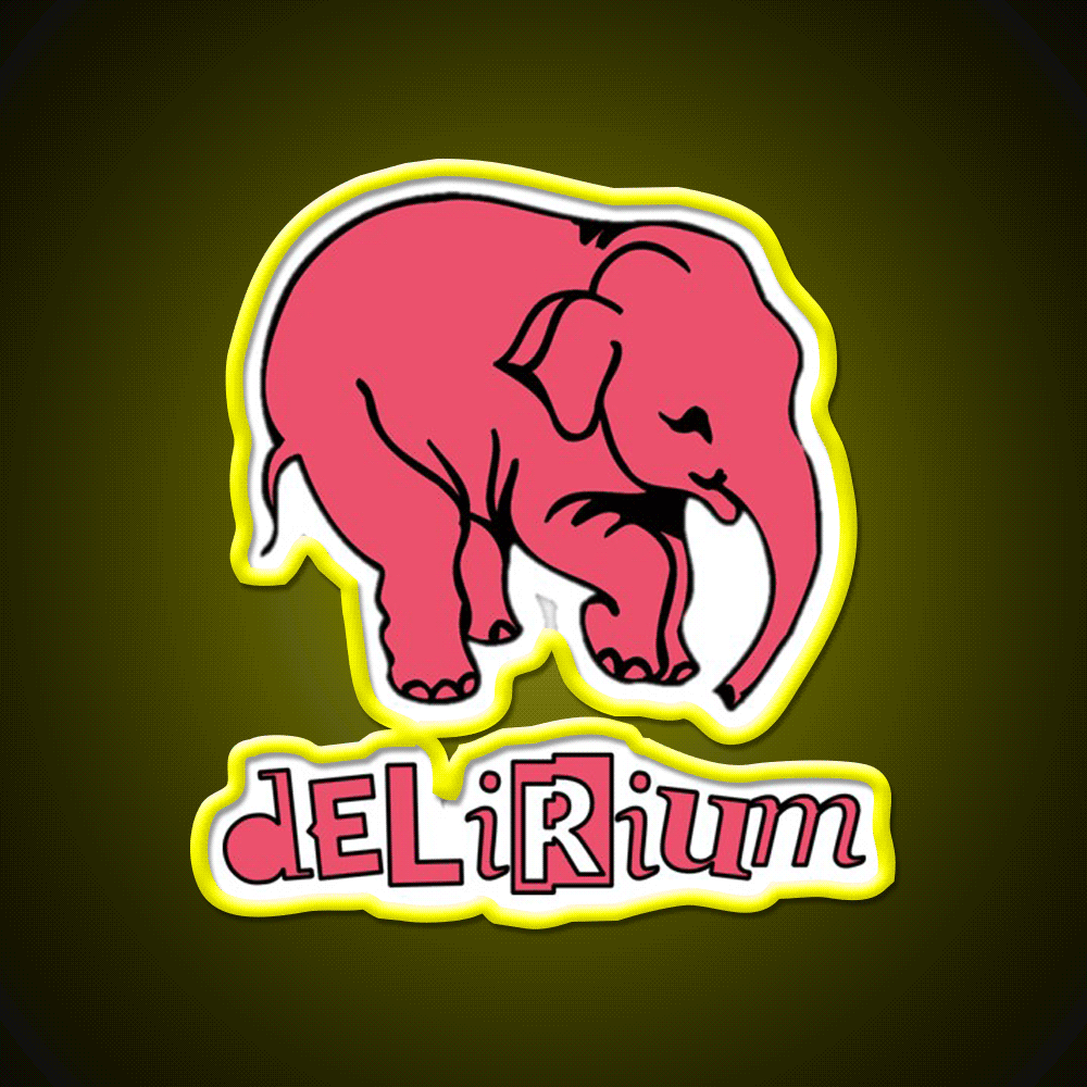 Delirium Beer Bar Decor Led Neon Sign Rgb Color - Shineneon
