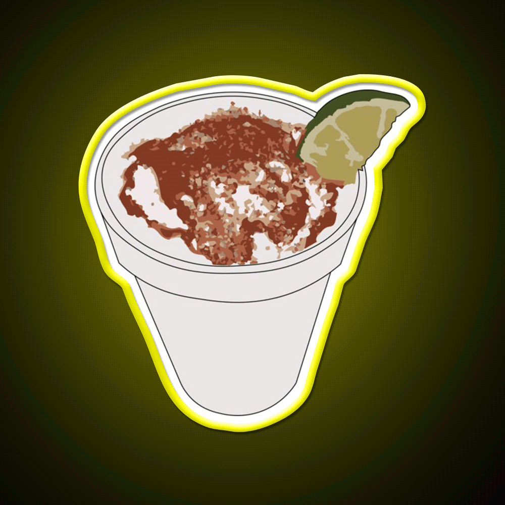 Elote En Vaso Snack Food Led Neon Sign Rgb Color – Shineneon
