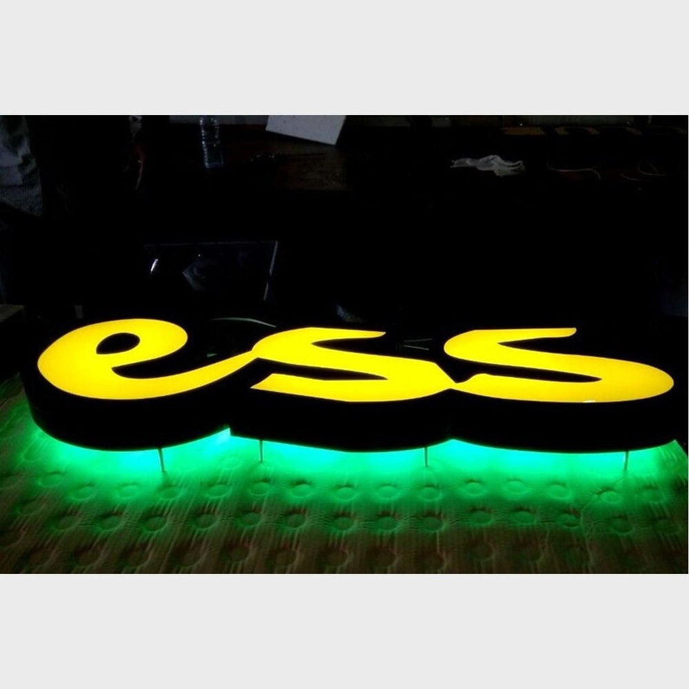 Ess 3D Frontlit And Backlit Channel Letter Led Light Sign - Shineneon