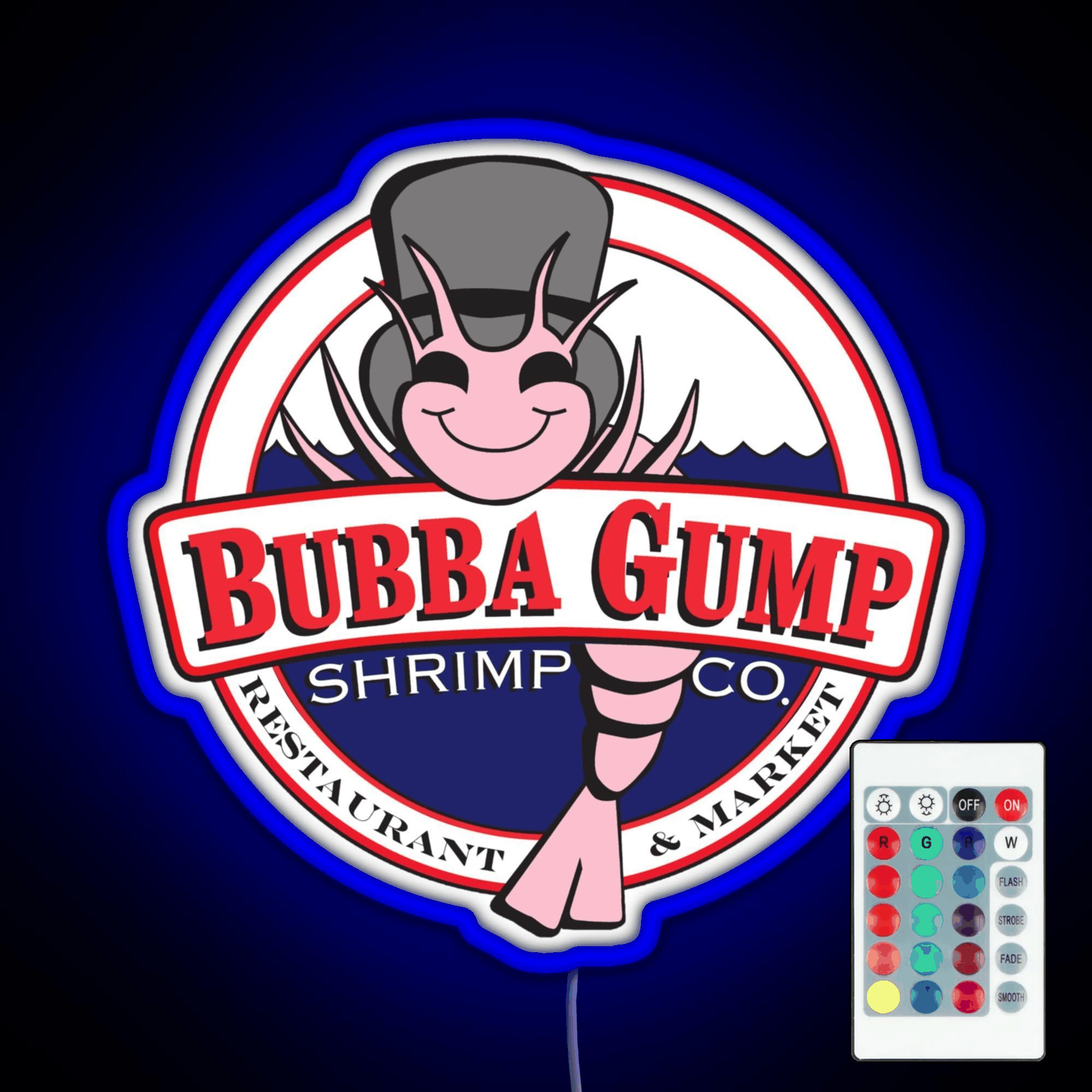 Forrest Gump Bubba Gump Shrimp Co Rgb Led Neon Sign Pop Wall Art ...