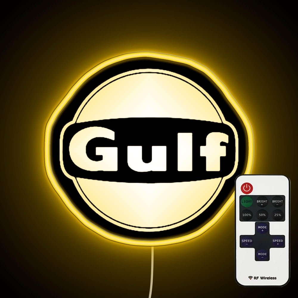 Gulf Logo Bar Wall Decor Led Neon Sign - Shineneon