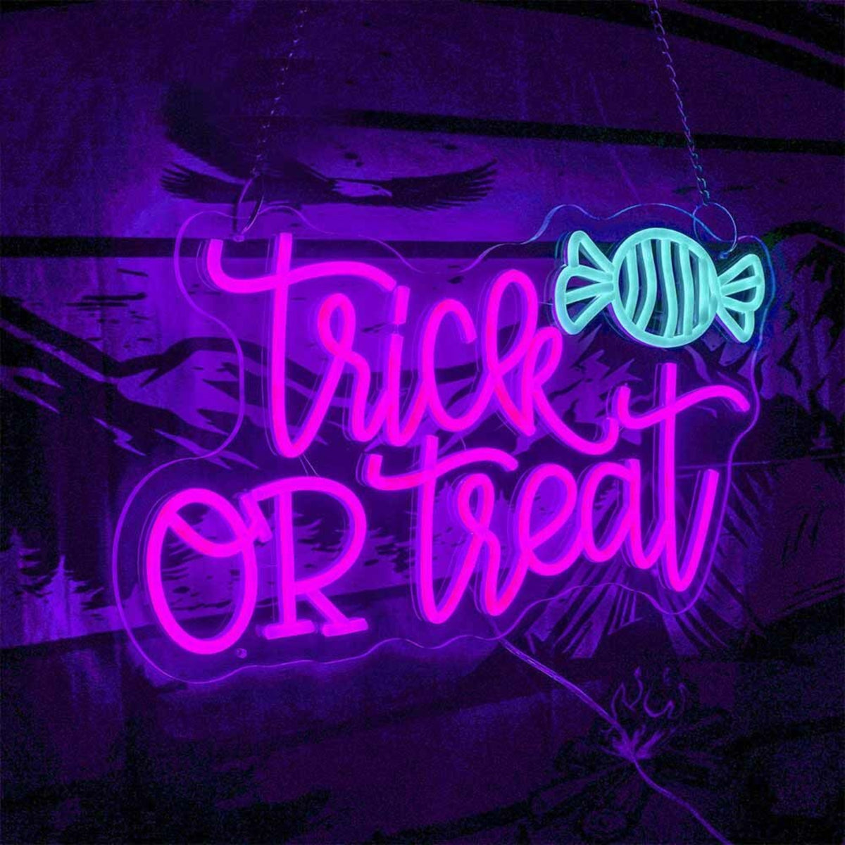Halloween Trick Or Treat Decorative Neon Lights - Shineneon