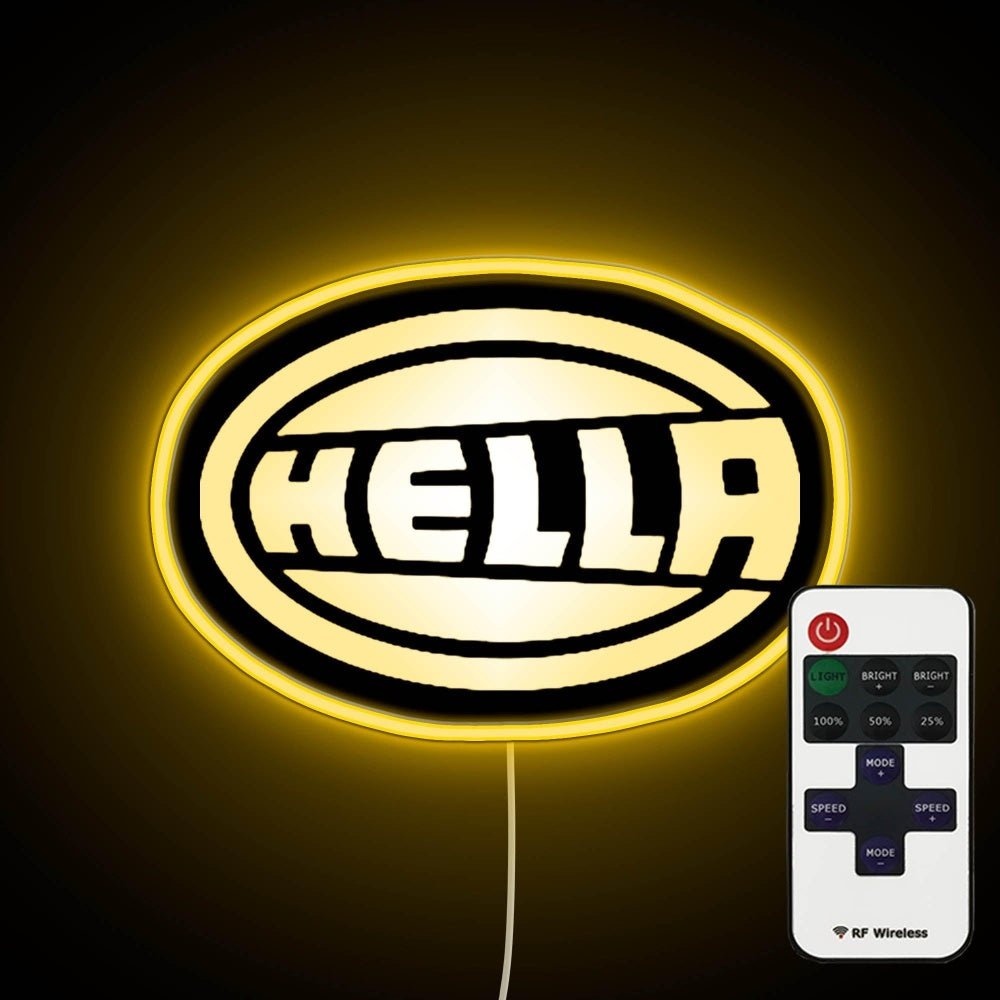 Hella Logo Neon Sign - Shineneon
