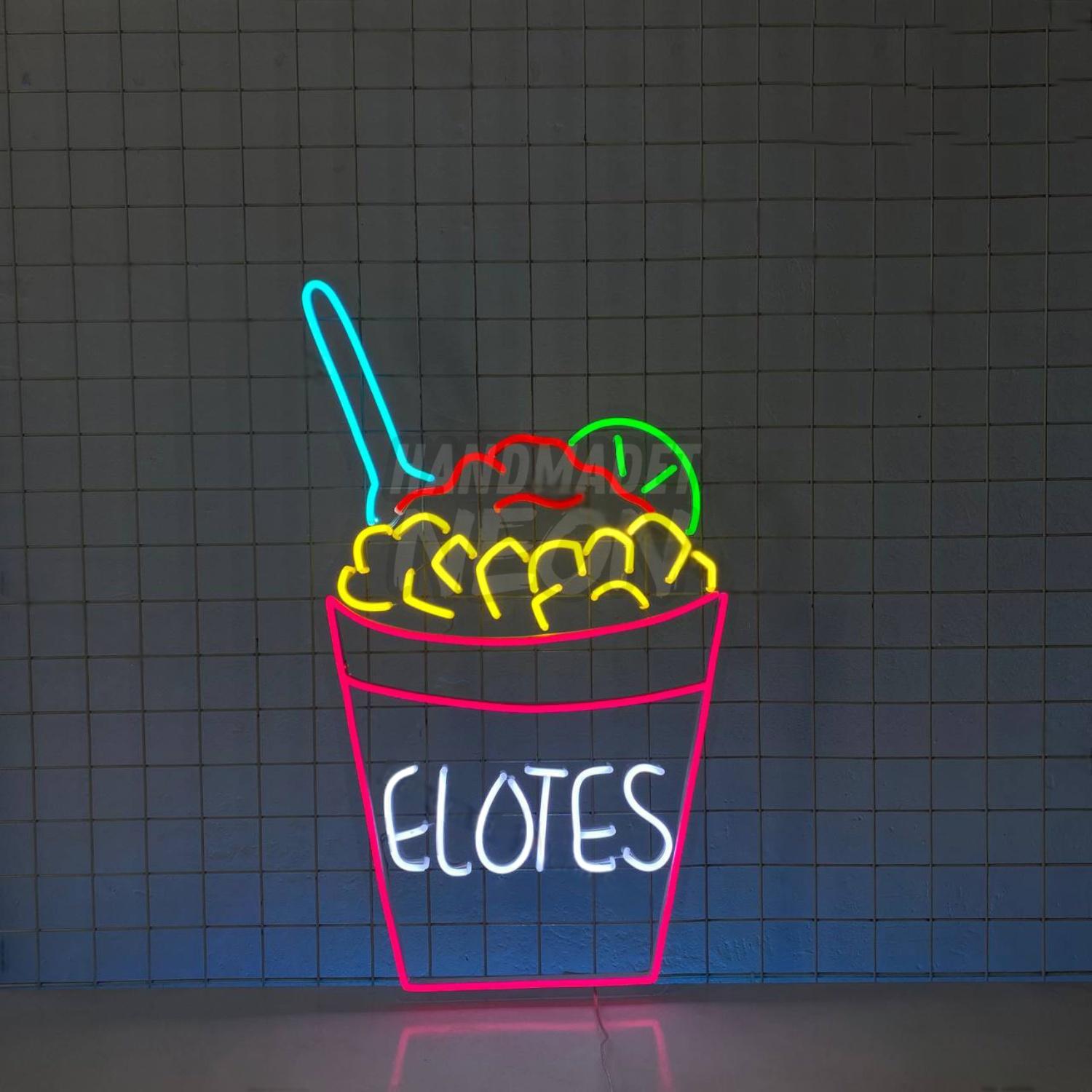 I Like You Elote Led Neon Sign Elote Fast Food Restaurant - Shineneon