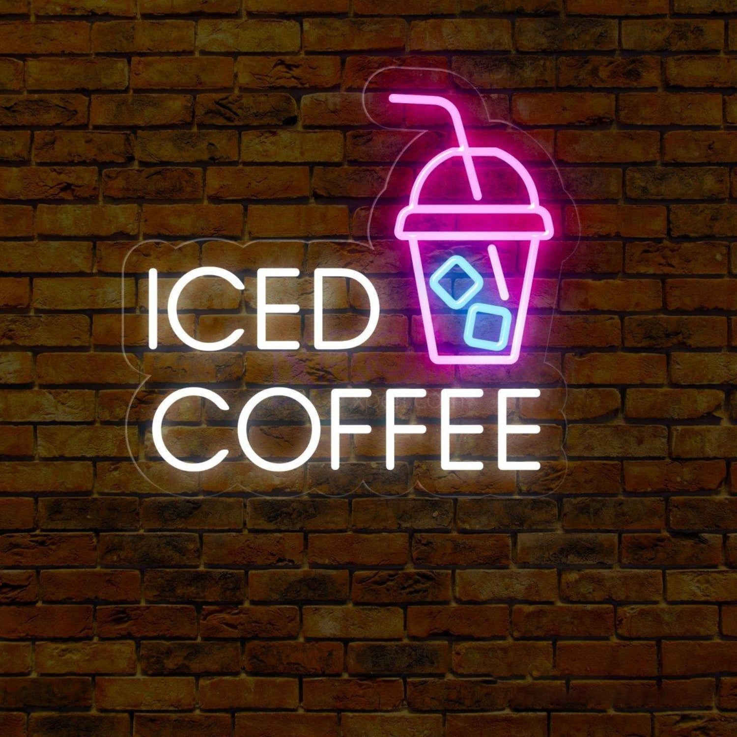 Iced Coffee Led Neon Sign - Shineneon