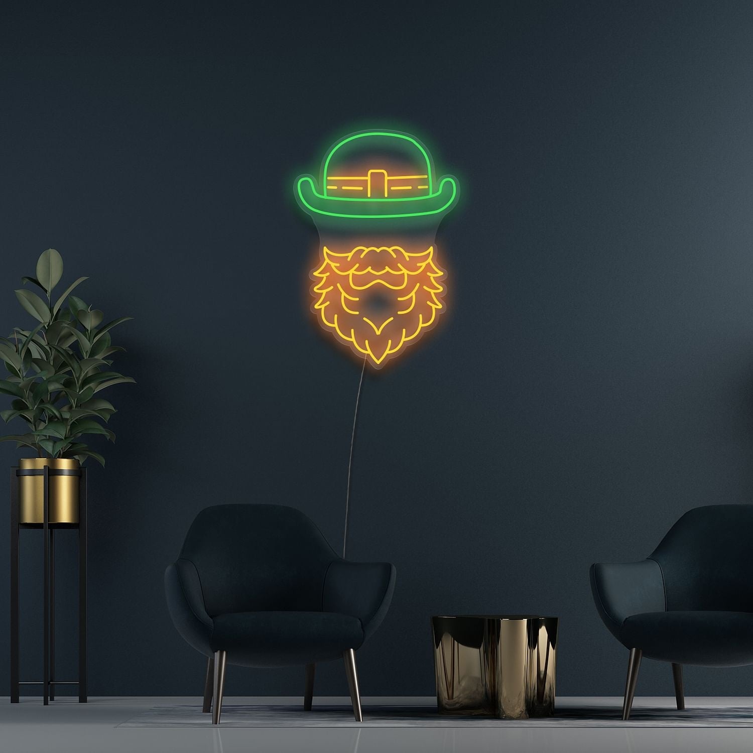 Irish Beard Neon Light Sign - Shineneon