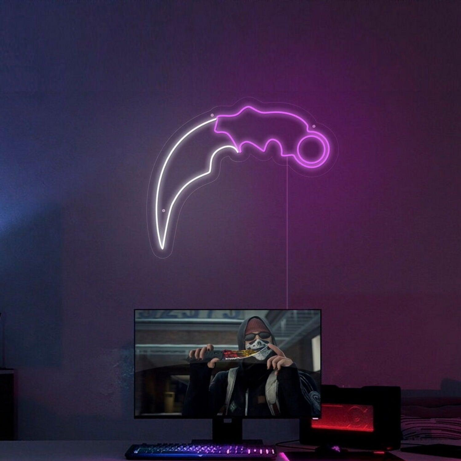 Karambit Wall Led Neon Sign - Shineneon