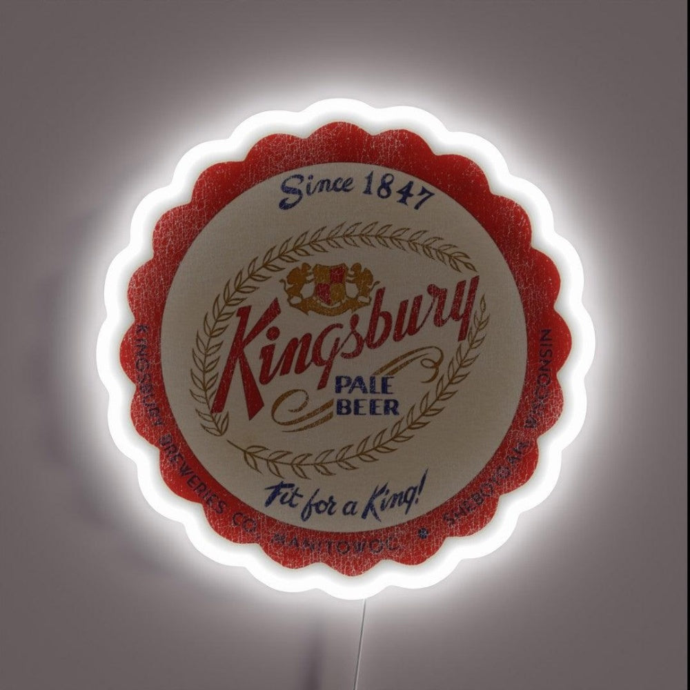 Kingsbury Vintage Beer Manitowoc Sheboygan Wisconsin Breweriana Rgb Le ...