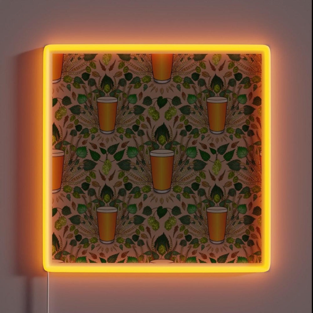 Lager Beer Garden Rgb Led Neon Sign – Shineneon