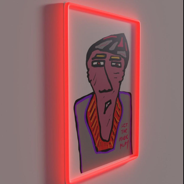 Let The Music Play Rgb Led Neon Sign Bar Wall Decors – Shineneon