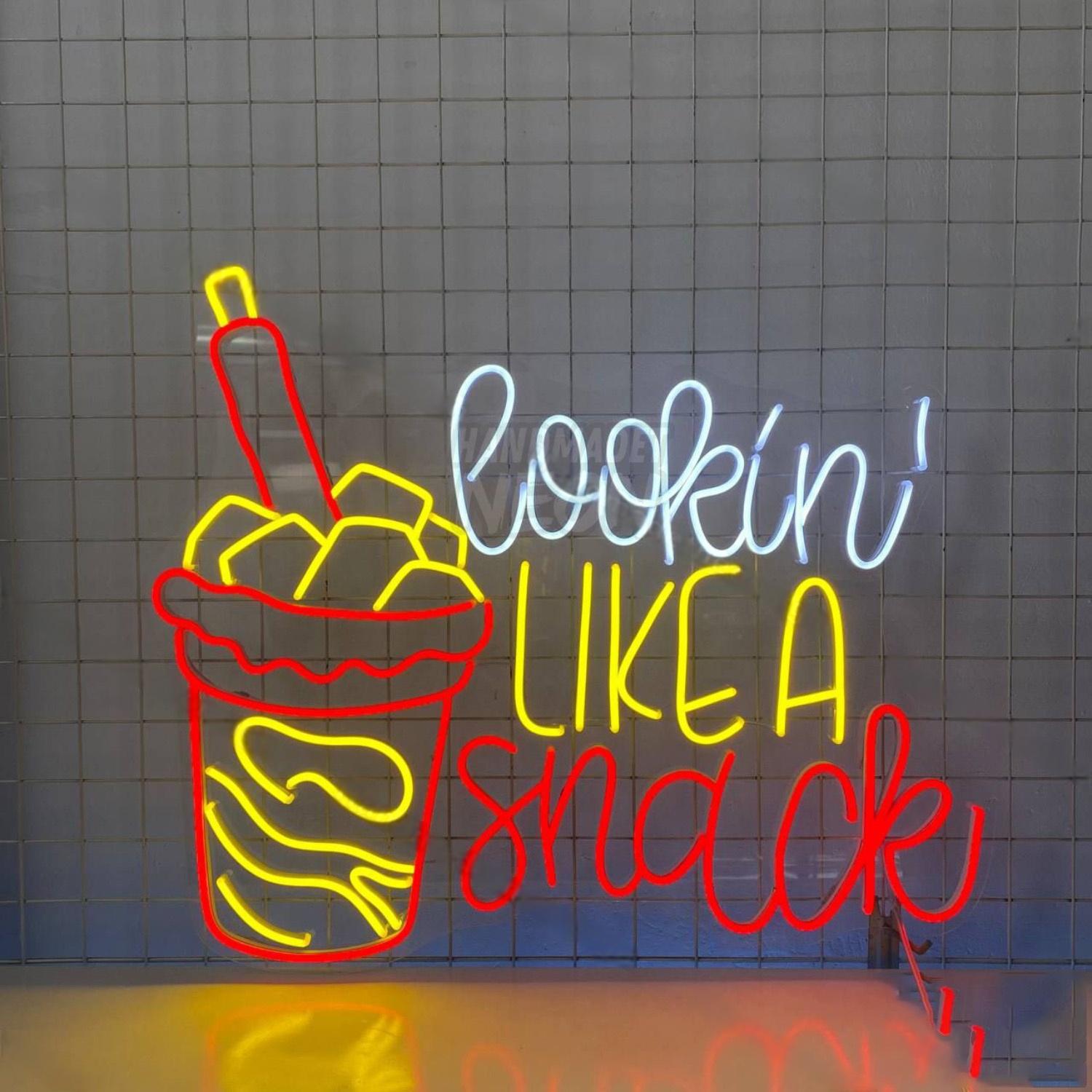 Looking Like A Snack Led Neon Sign Mangonada Food Led Neon Sign - Shineneon