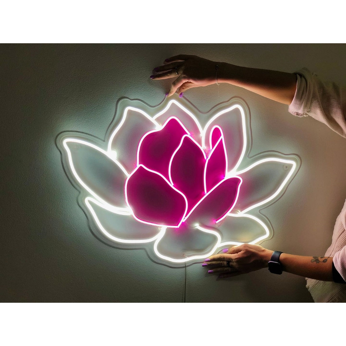 Lotus Flower Led Sign Business Neon Signs – Shineneon