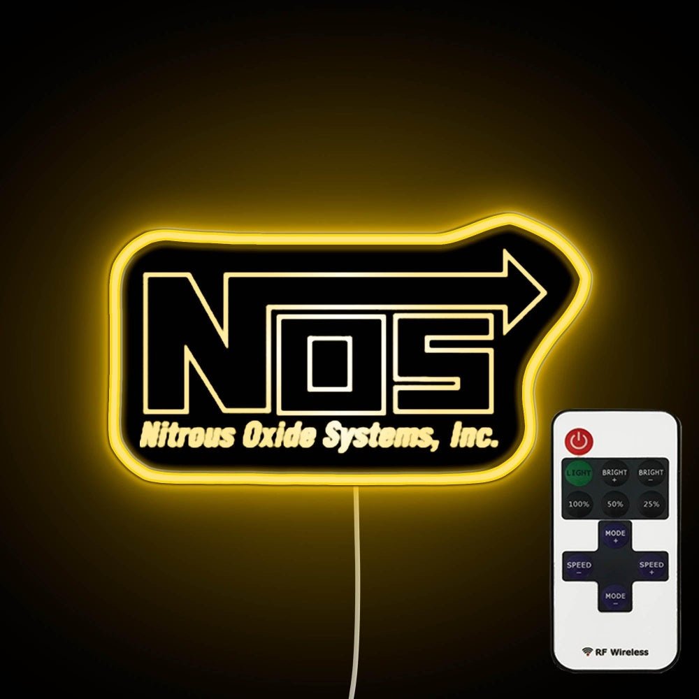 Nos Logo B Neon Sign - Shineneon