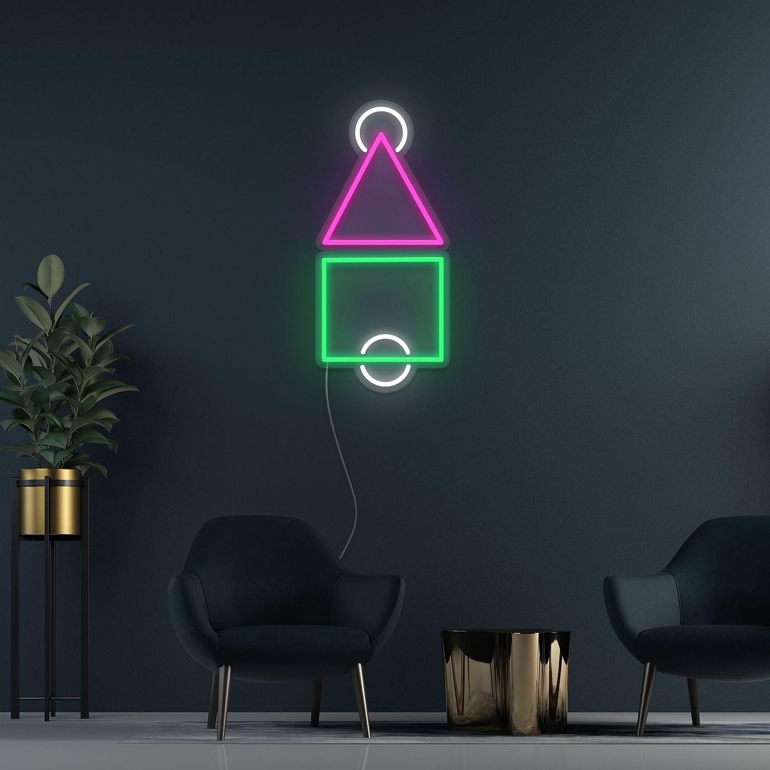 Squid Game Logo Neon Light - Shineneon