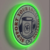 Support Your Local Meeting Na Recovery Rgb Led Neon Sign - Shineneon