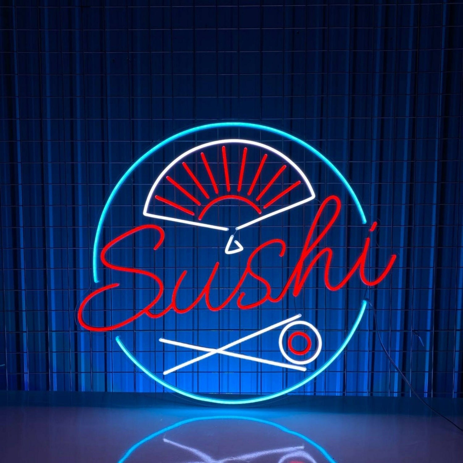 Sushi Neon Led Sign Sashimi Japanese Logo Deco Sushi Hanging Led Neon ...