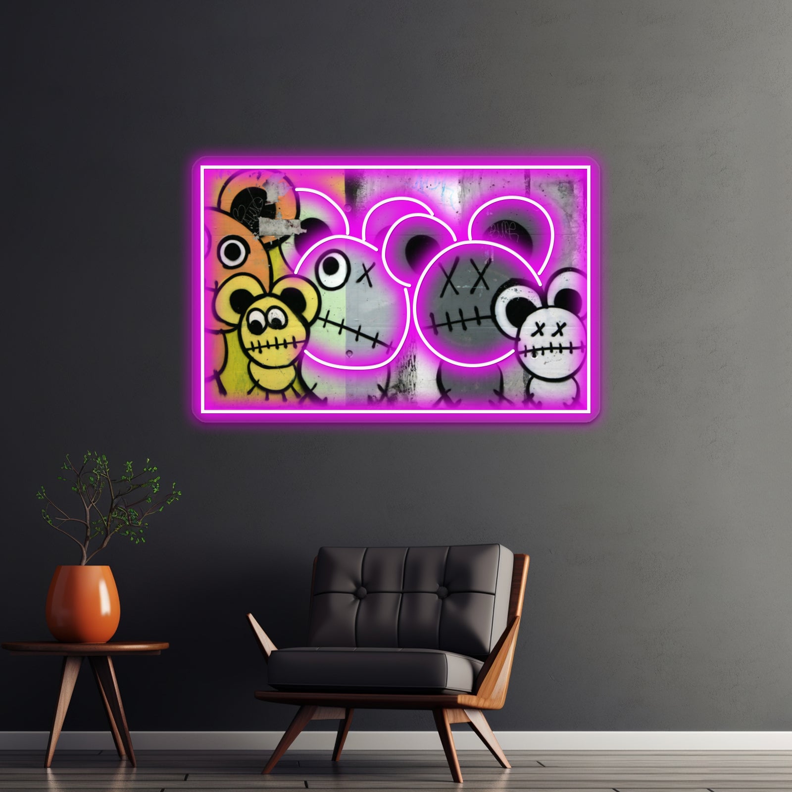 Swiss Graffiti Wall Artwork Neon Signs - Shineneon