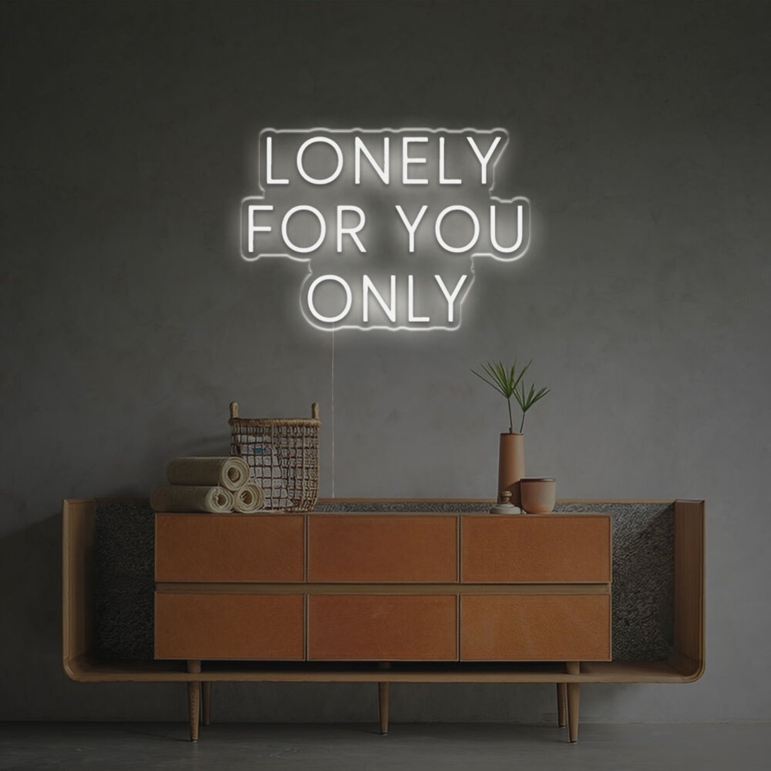 The Lonely For You Only Led Neon Sign - Shineneon