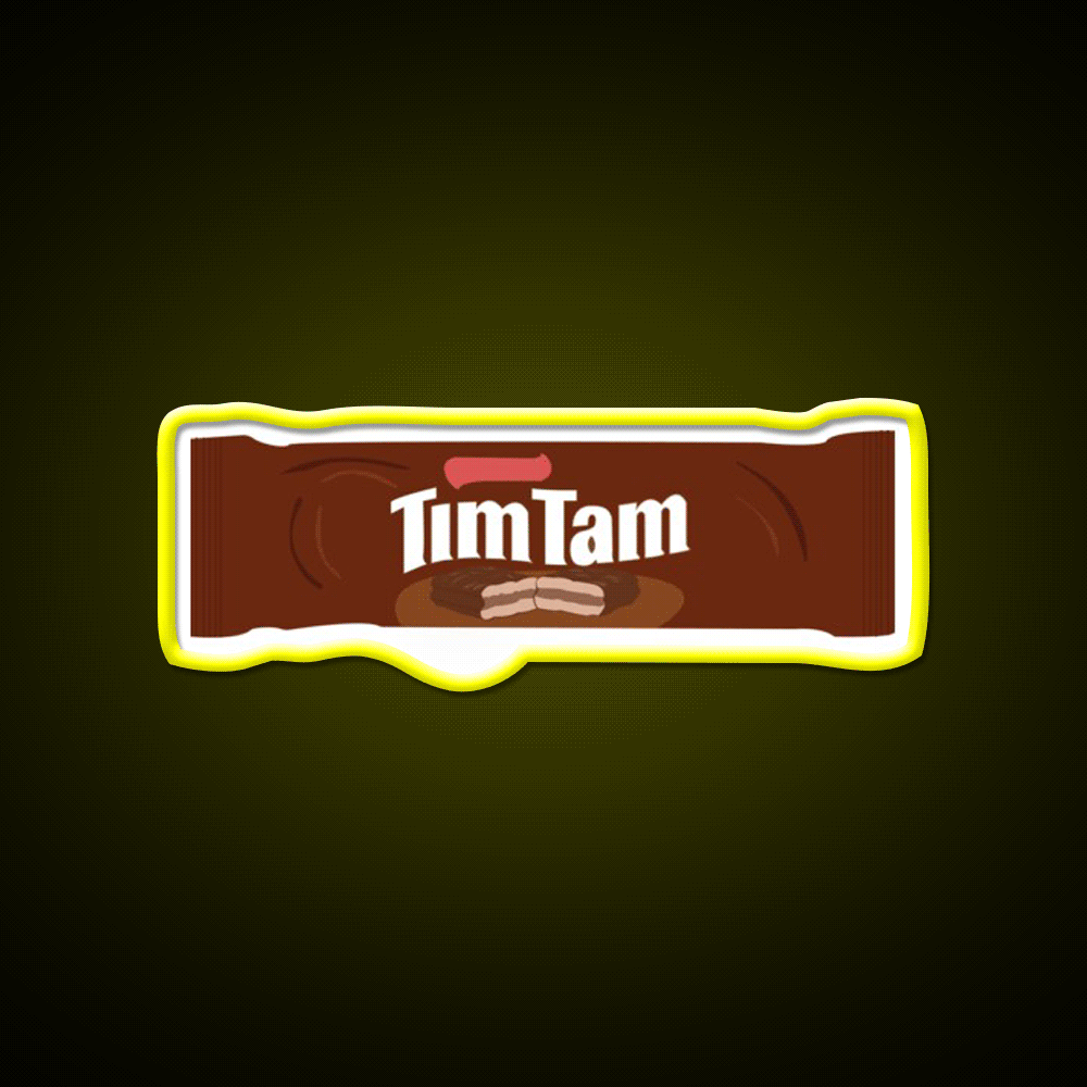 Tim Tam Snack Food Led Neon Sign Rgb Color - Shineneon