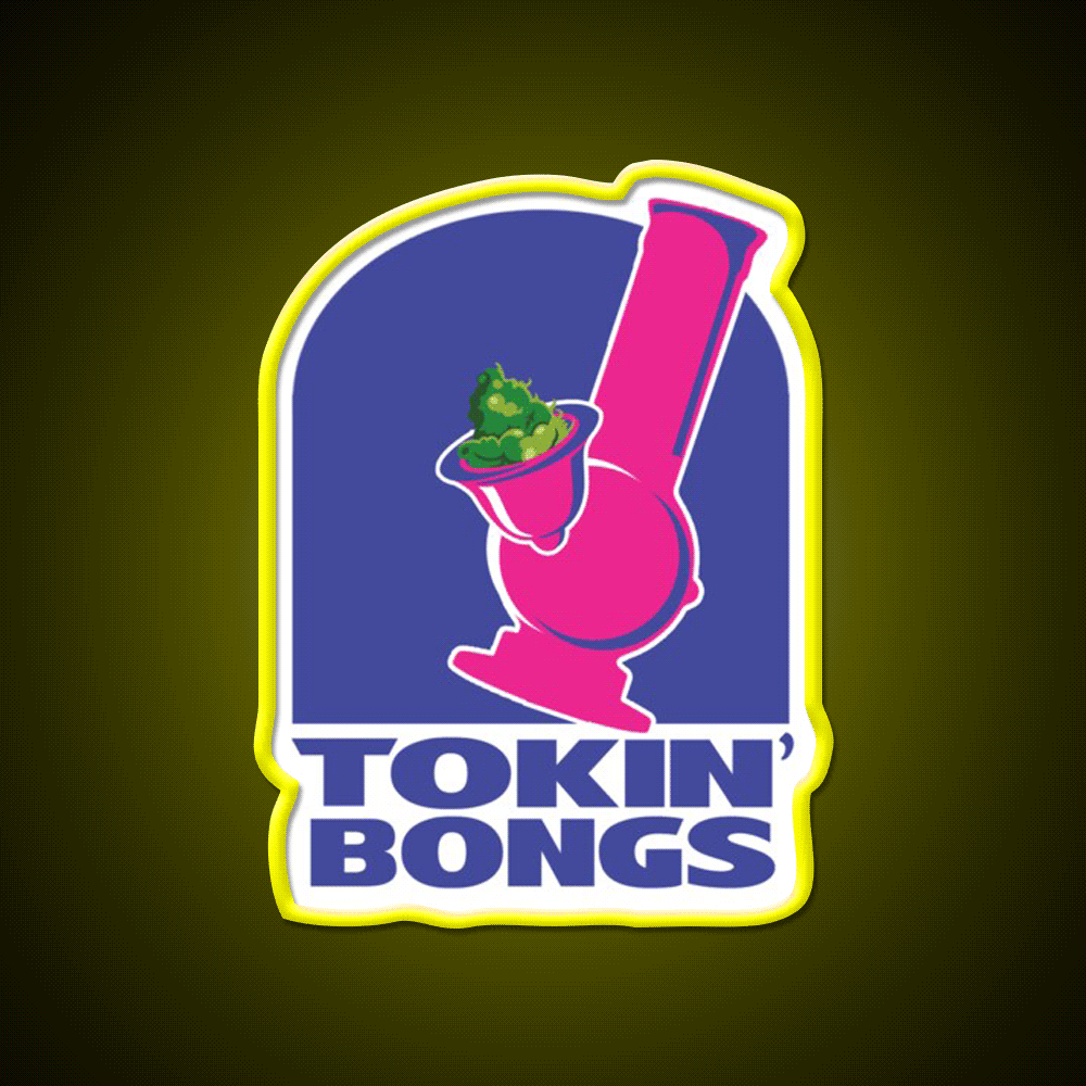 Tokin Bongs Hemp Inspired Green Leaf Led Neon Sign Rgb Color – Shineneon