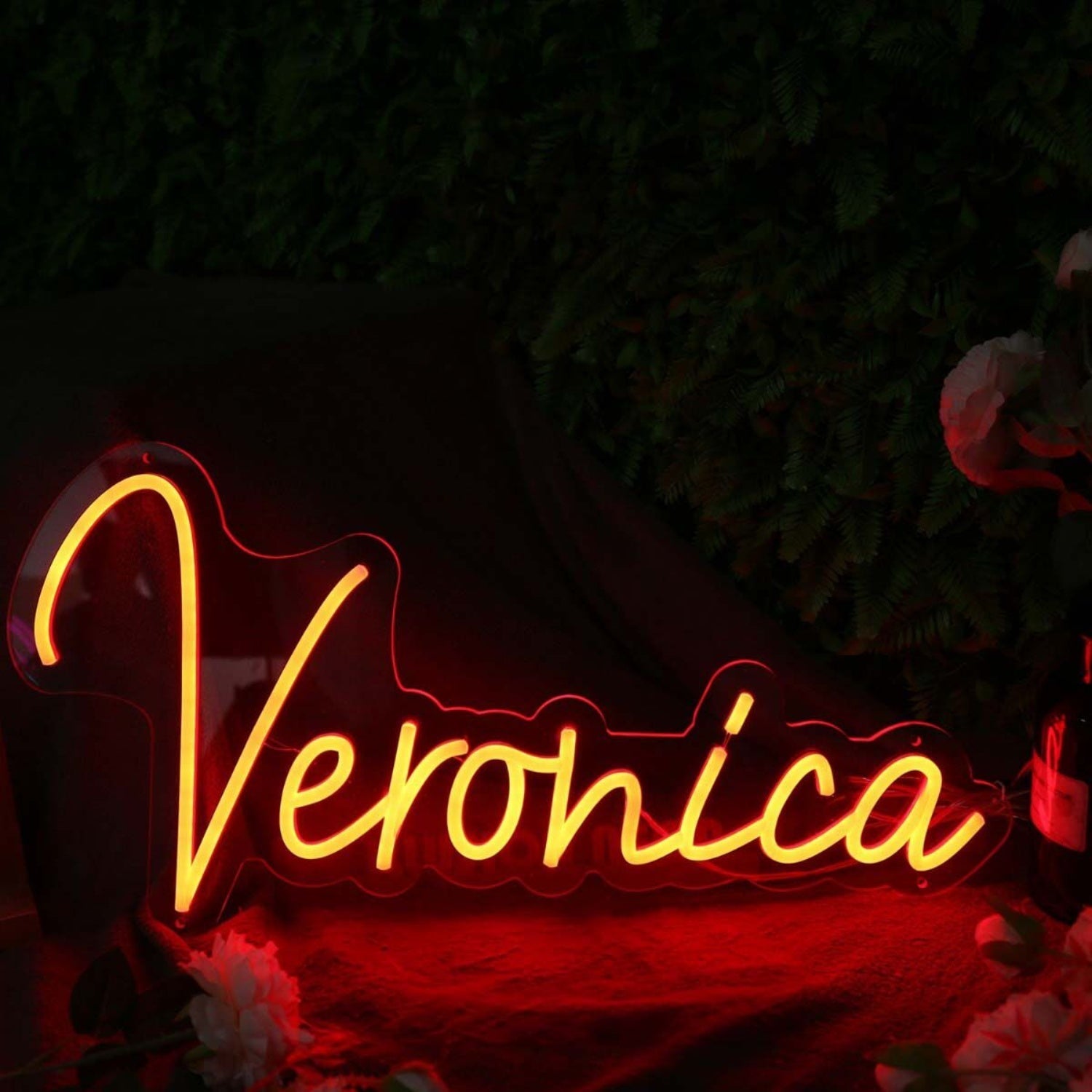 Veronica Orange Led Neon Sign - Shineneon