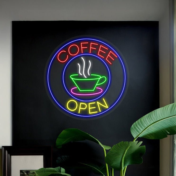 Vertical Open Led Sign Wall Decor - Shineneon
