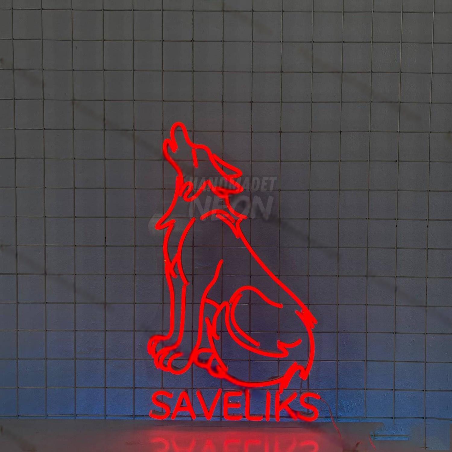 Wolf Howling Led Neon Sign - Shineneon